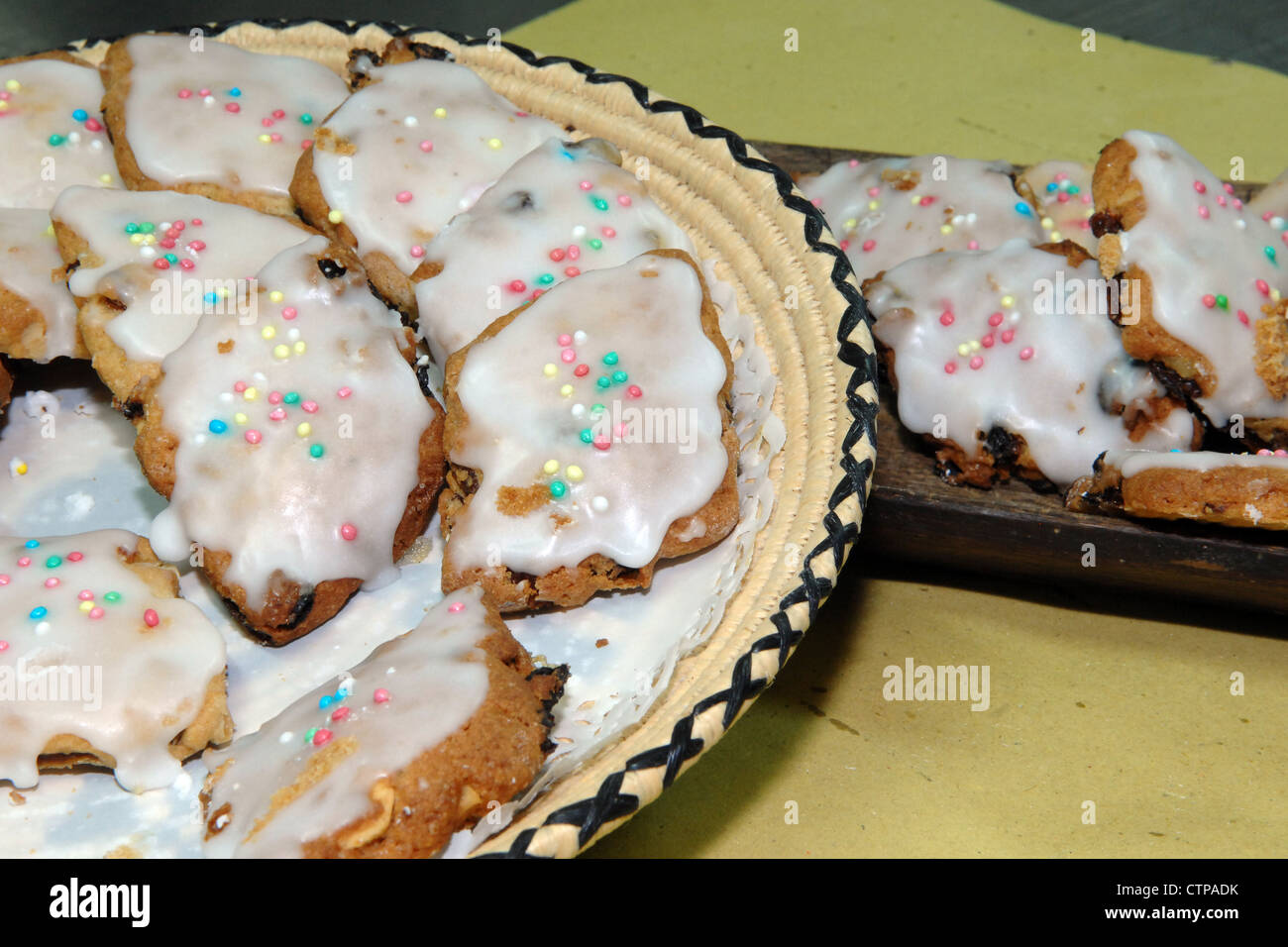 the pabassinas,traditional sardinian Cookies Made from raisin, Genoni ...