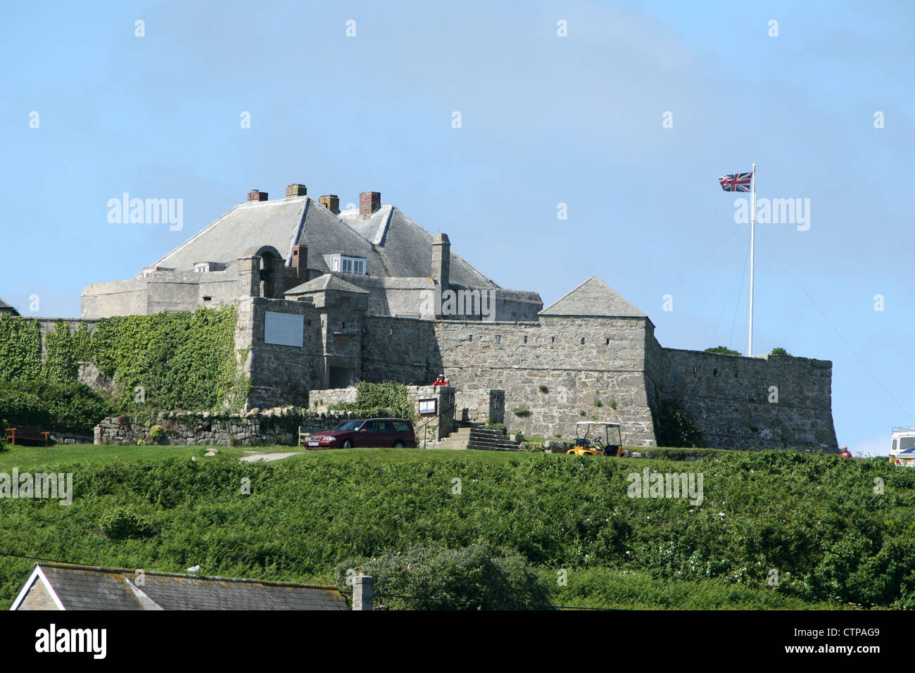 Hugh town star castle hi-res stock photography and images - Alamy