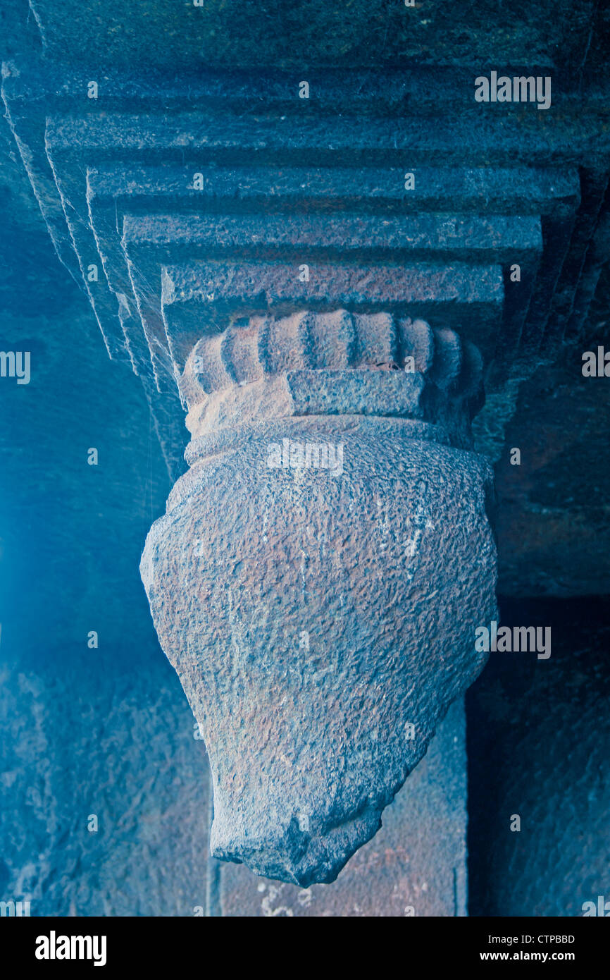 Gandhar Pale Buddhist caves situated near Mahad, India Stock Photo - Alamy