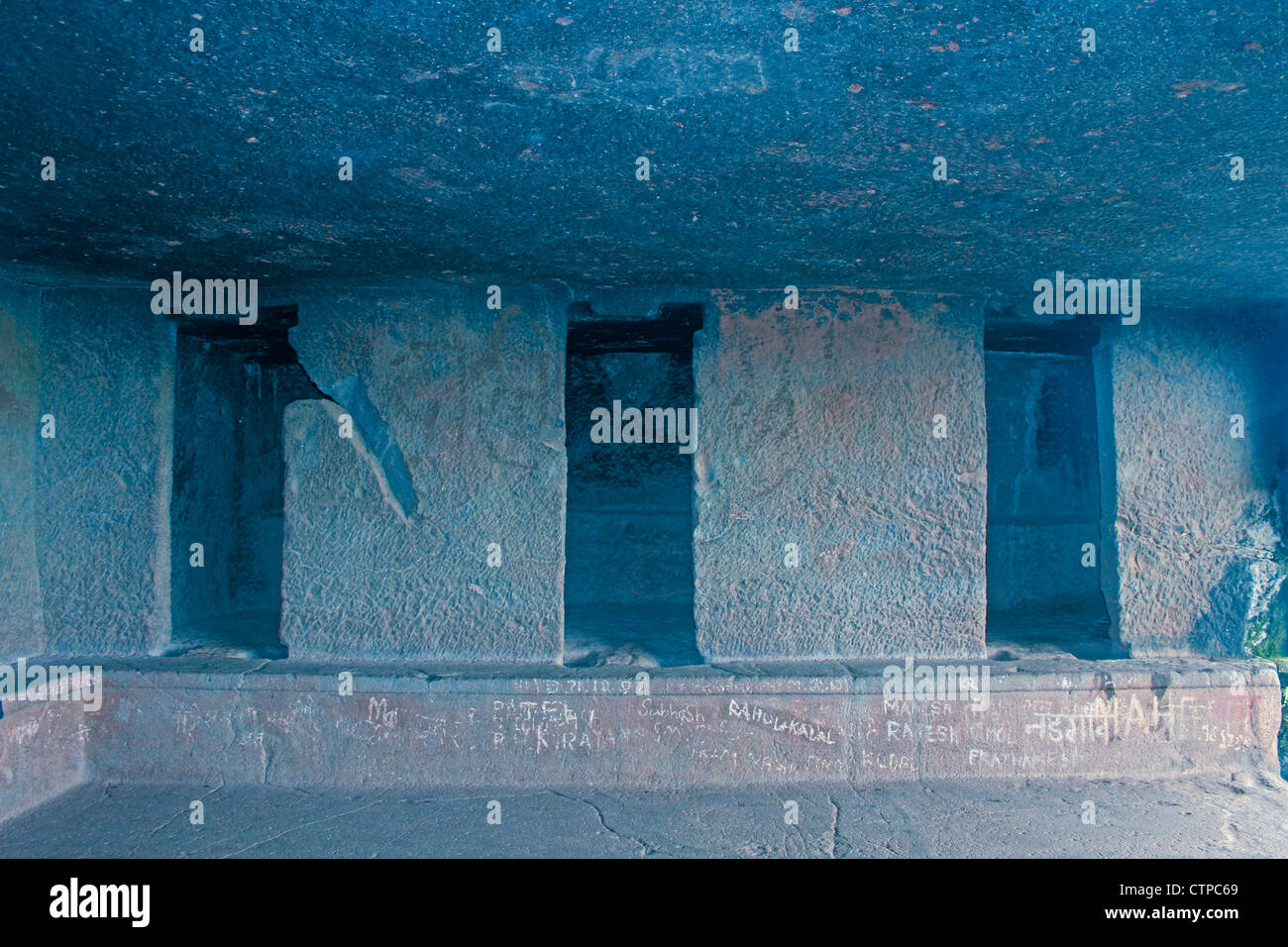 Gandhar Pale Buddhist caves situated near Mahad, India Stock Photo - Alamy