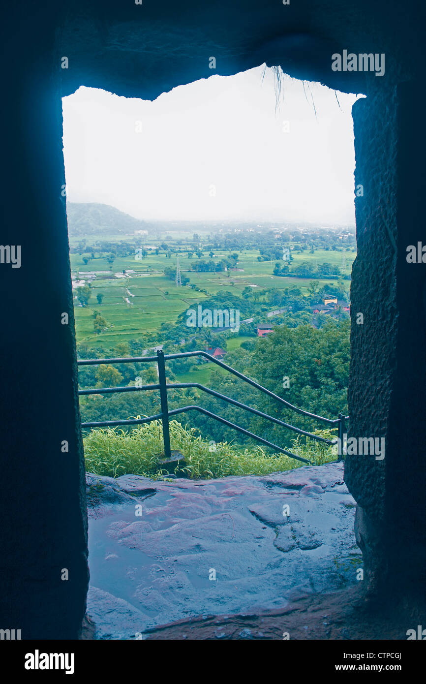 Gandhar Pale Buddhist caves situated near Mahad, India Stock Photo - Alamy