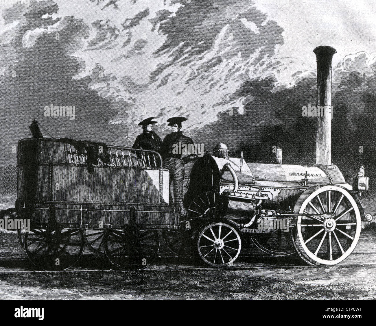 ROBERT STEPHENSON (1803-1859) English railway engineer designed the ...