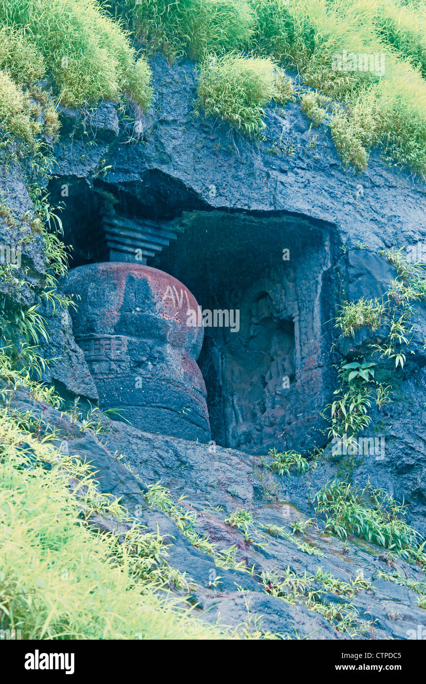 Gandhar Pale Buddhist caves situated near Mahad, India Stock Photo - Alamy