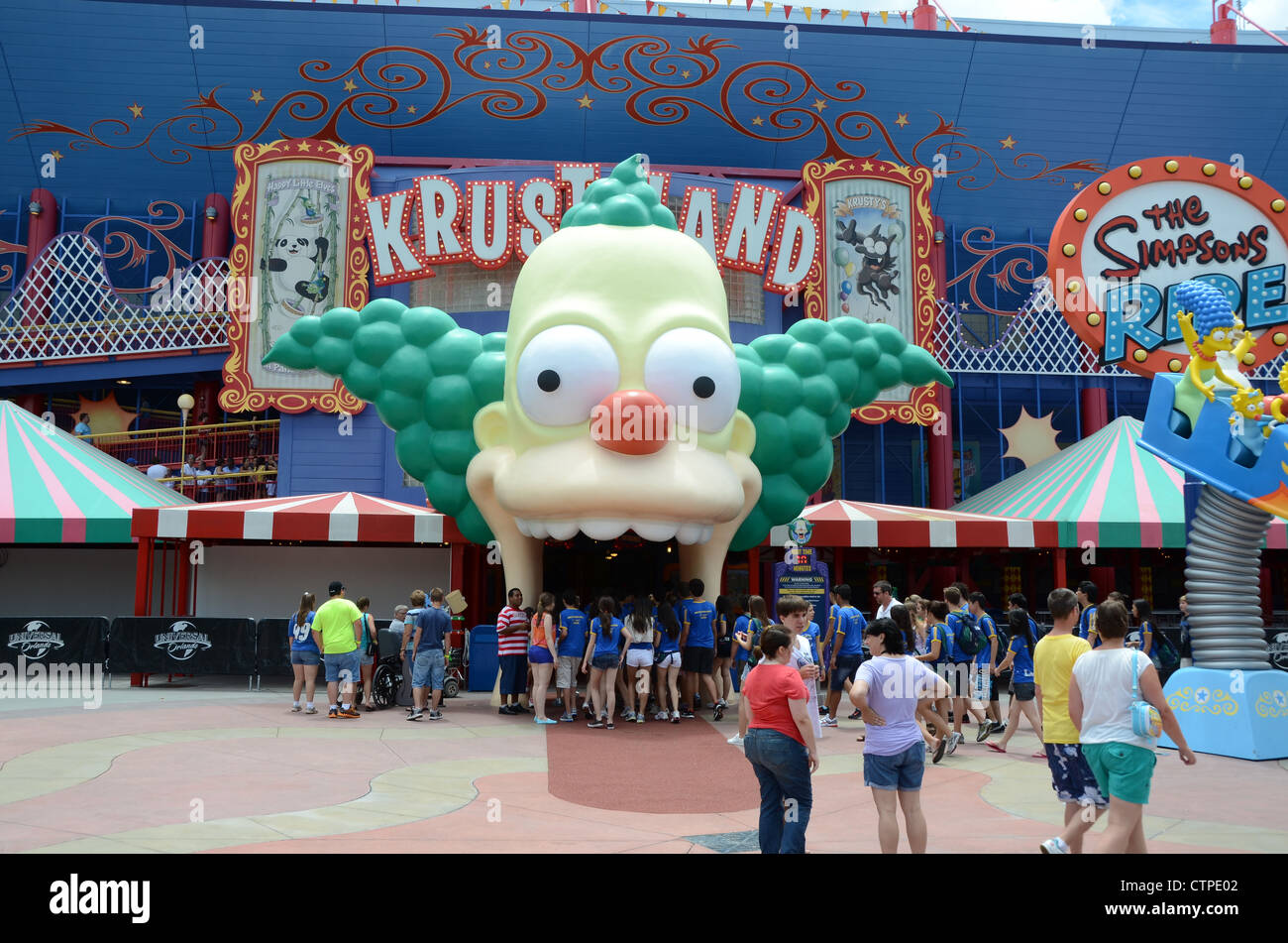 Krustyland The Simpson's Ride at Universal Studios Orlando, Florida ...