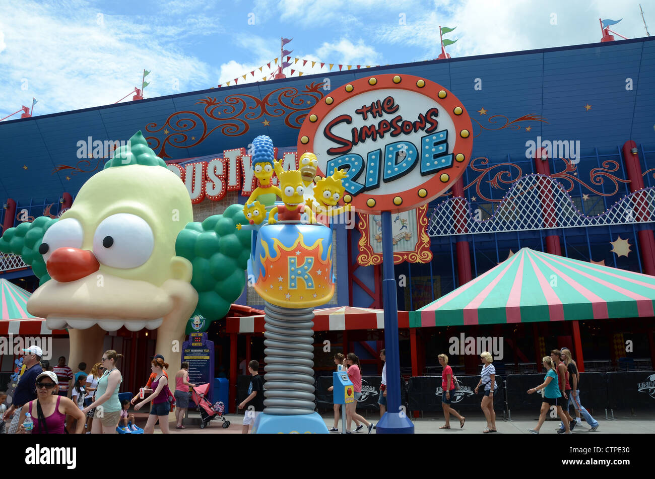 Krustyland The Simpson's Ride at Universal Studios Orlando, Florida ...