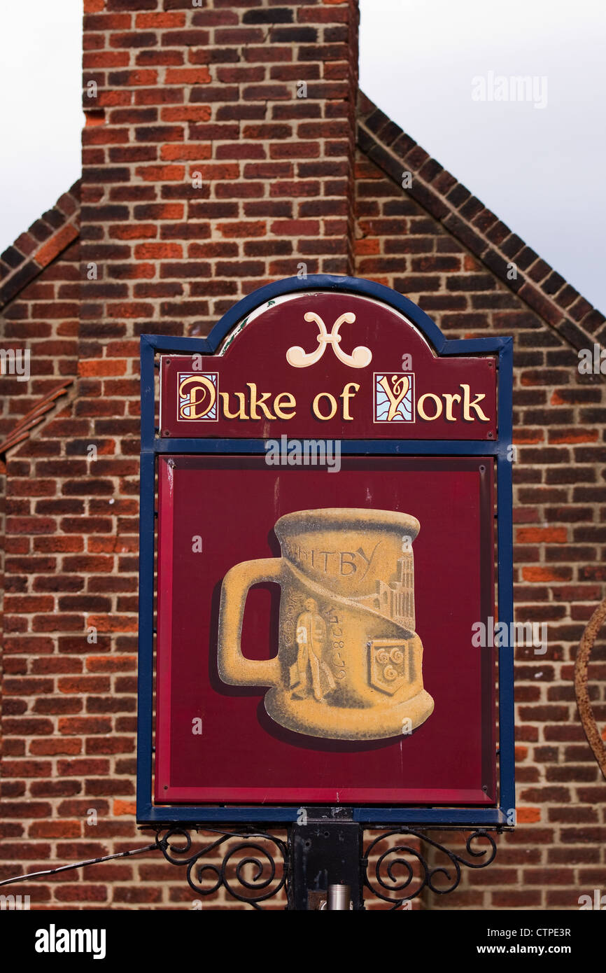 Duke of York 3D moulded Pub sign and a Tankard in Whitby, a coastal ...