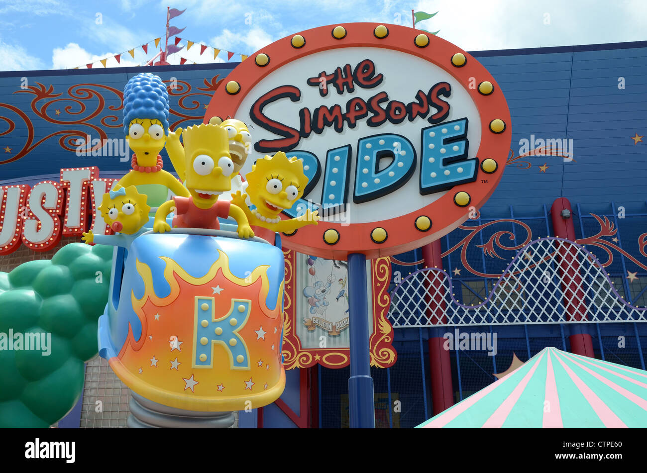 Krustyland The Simpson's Ride at Universal Studios Orlando, Florida ...