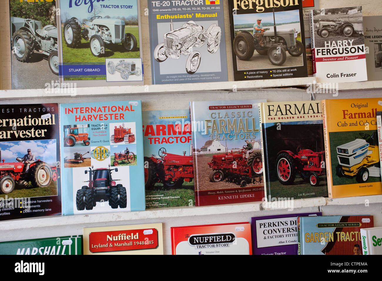 A Selection of Tractor Books on Display, Borrowby Annual Agricultural ...