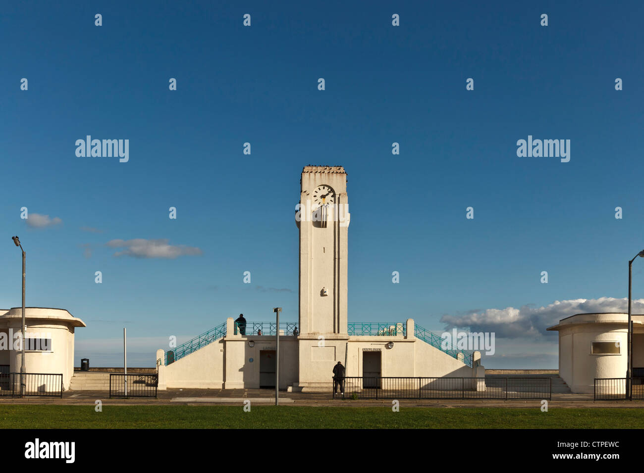 Art deco bus terminal Stock Photo - Alamy