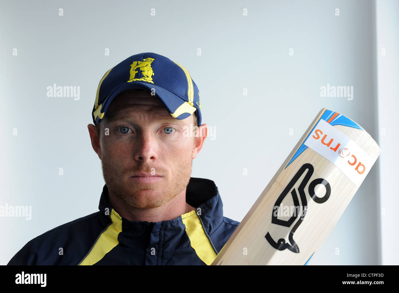 England and Warwickshire cricketer Ian Bell Stock Photo - Alamy