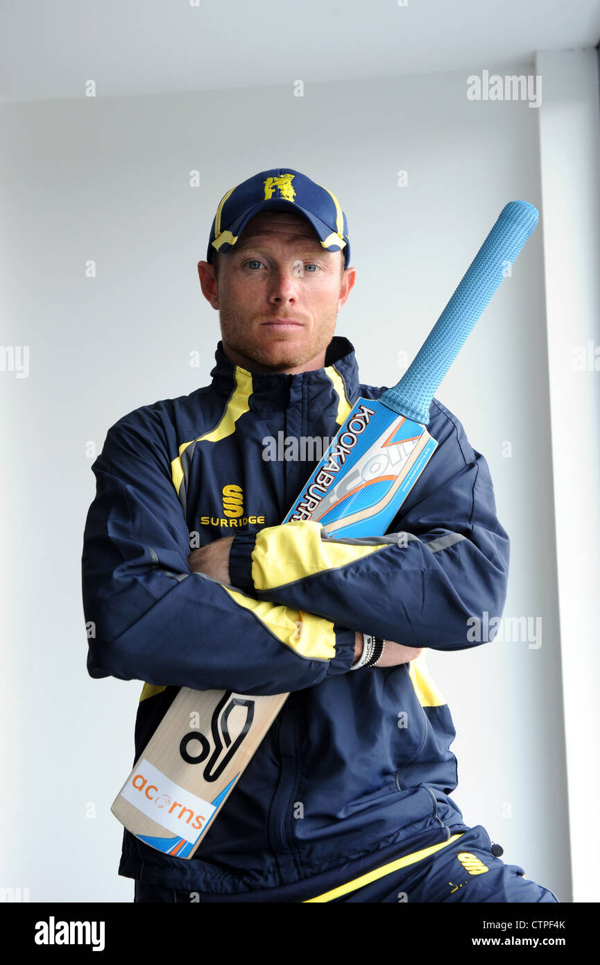 England and Warwickshire cricketer Ian Bell Stock Photo - Alamy