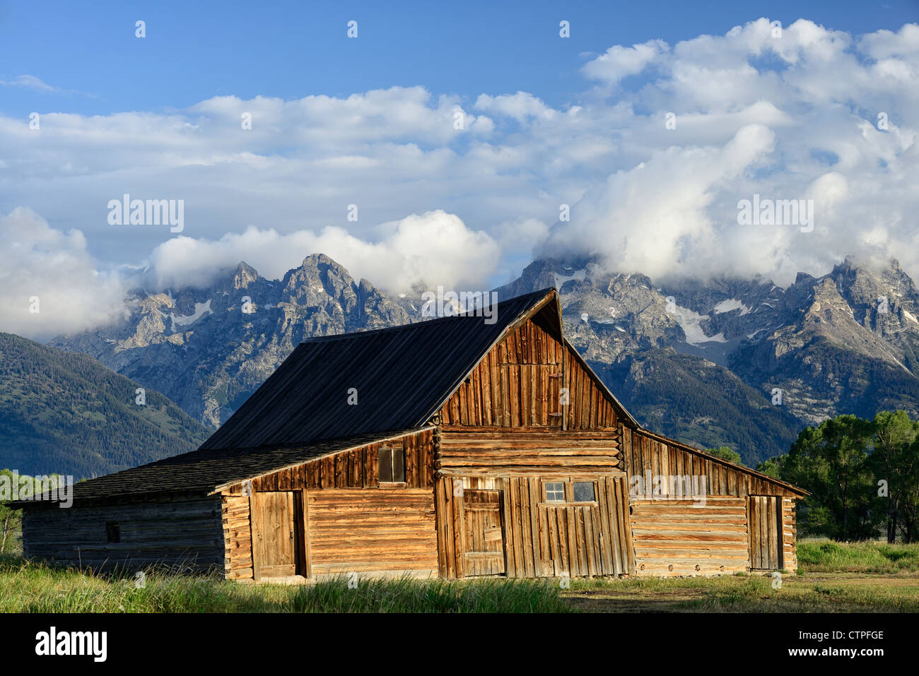 Mormon row barn hi-res stock photography and images - Alamy