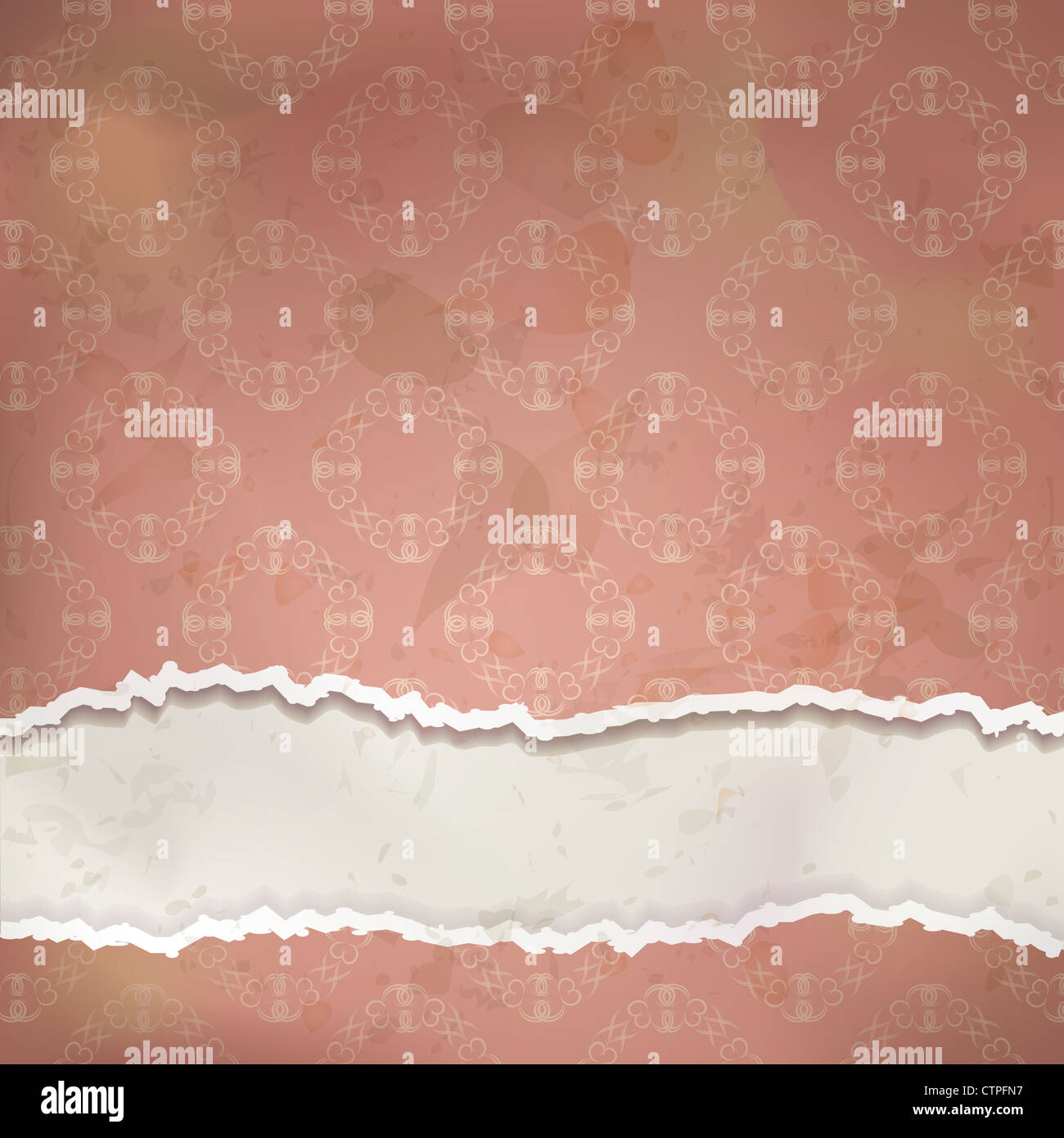 Old wallpaper background in vintage style, illustration Stock Photo - Alamy