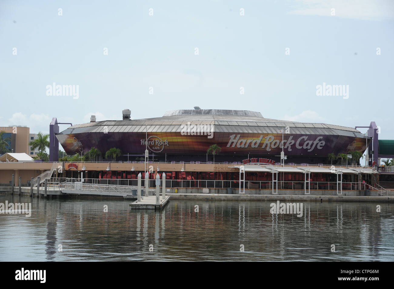 Hard Rock Cafe, Port of Miami, Miami, Florida, USA Stock Photo - Alamy