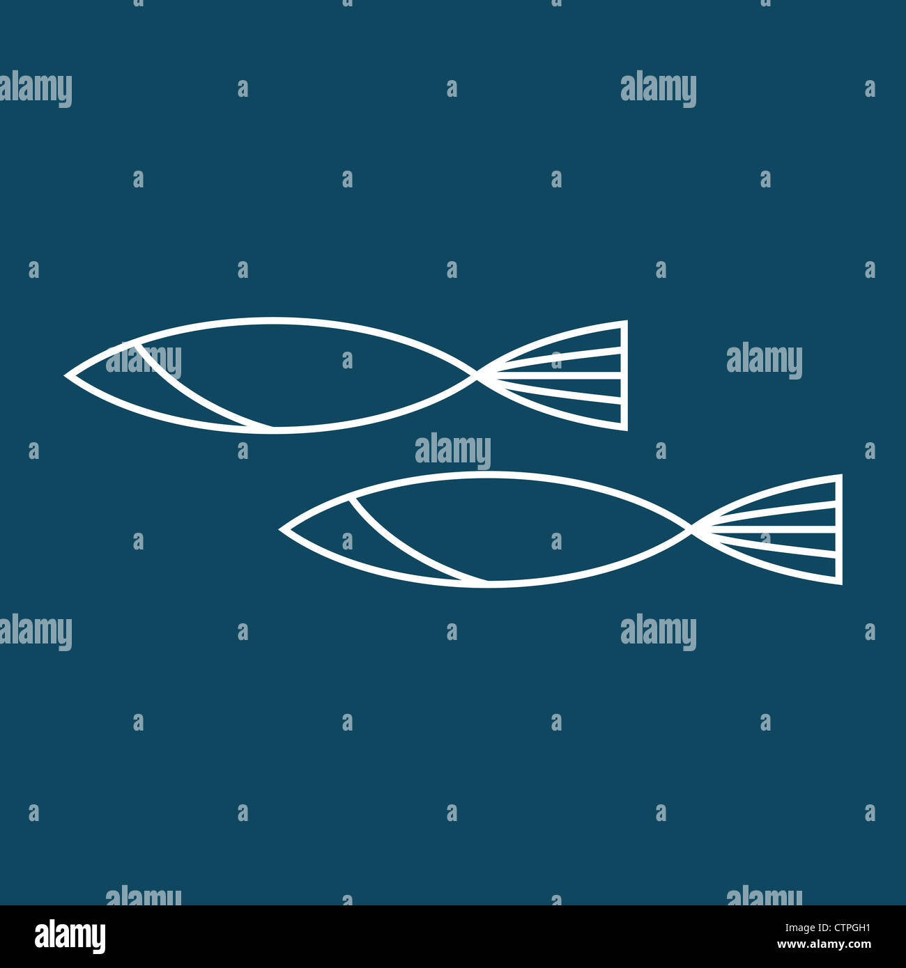 Jesus fish symbol drawing hi-res stock photography and images - Alamy