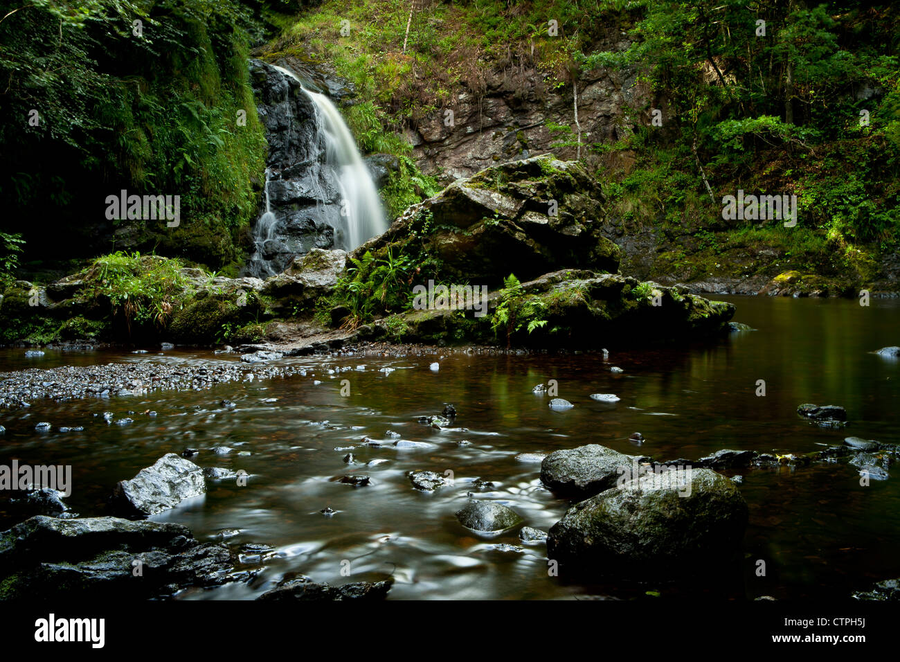 Tourmakeady Waterfall Mayo Stock Photo - Alamy