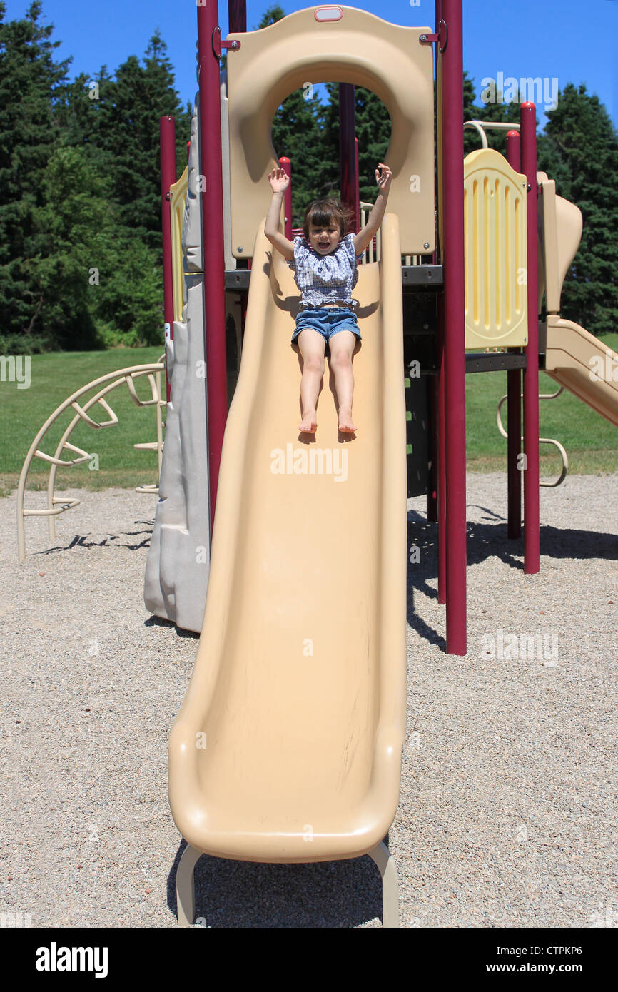 Going Down The Slide Stock Photos & Going Down The Slide Stock Images ...