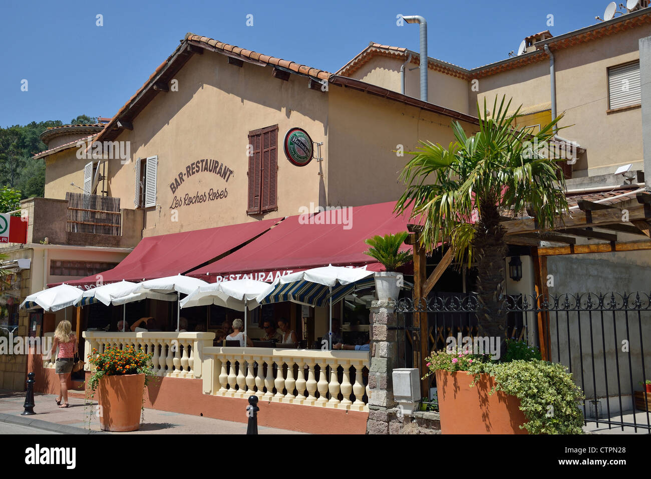 Les Roches Roses restaurant, Théoule-sur-Mer, Côte d'Azur, Alpes ...