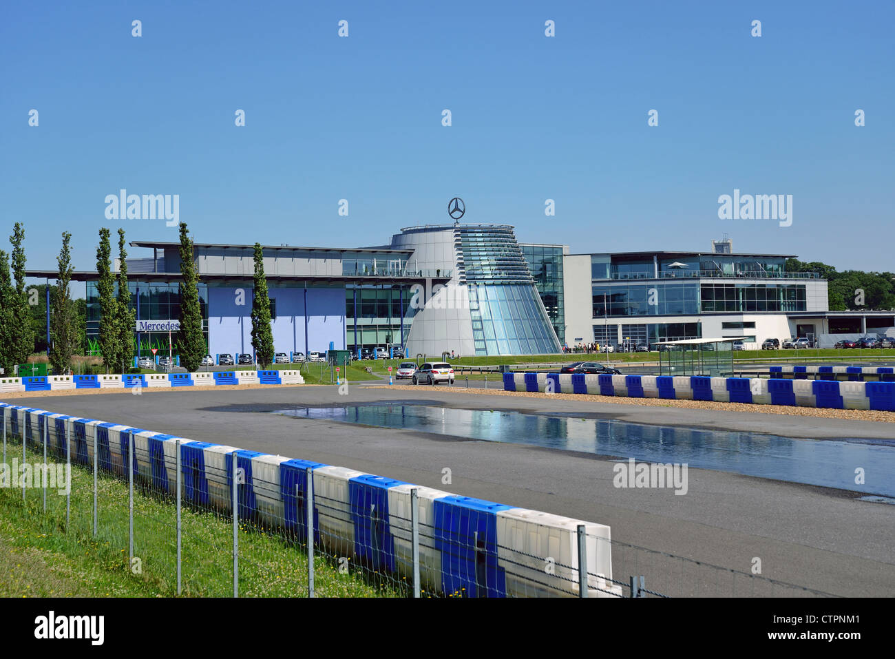 Mercedes-Benz World building and racing circuit, Brooklands, Weybridge ...