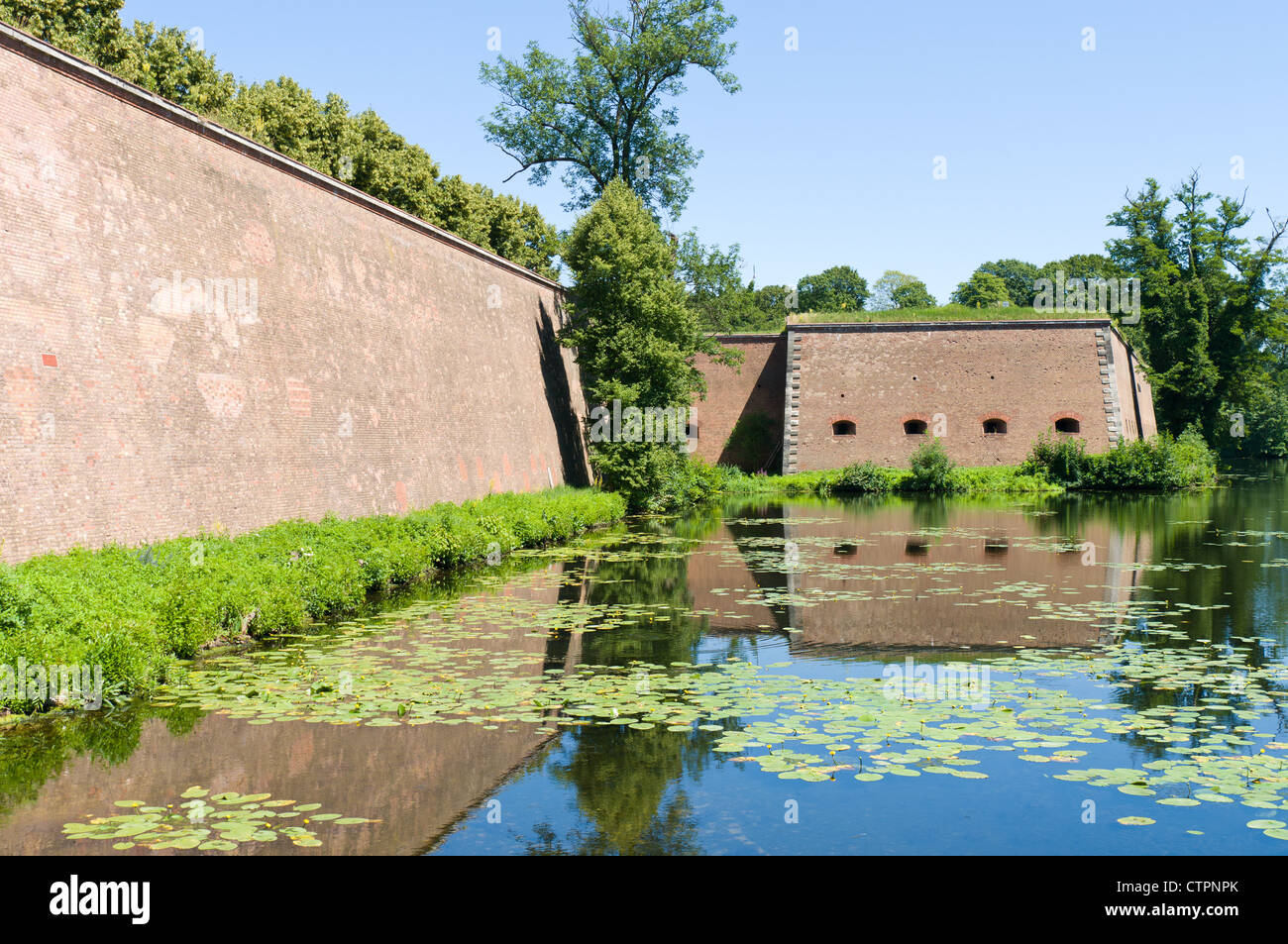 The fortress wall Spandau Citadel. Berlin Stock Photo - Alamy