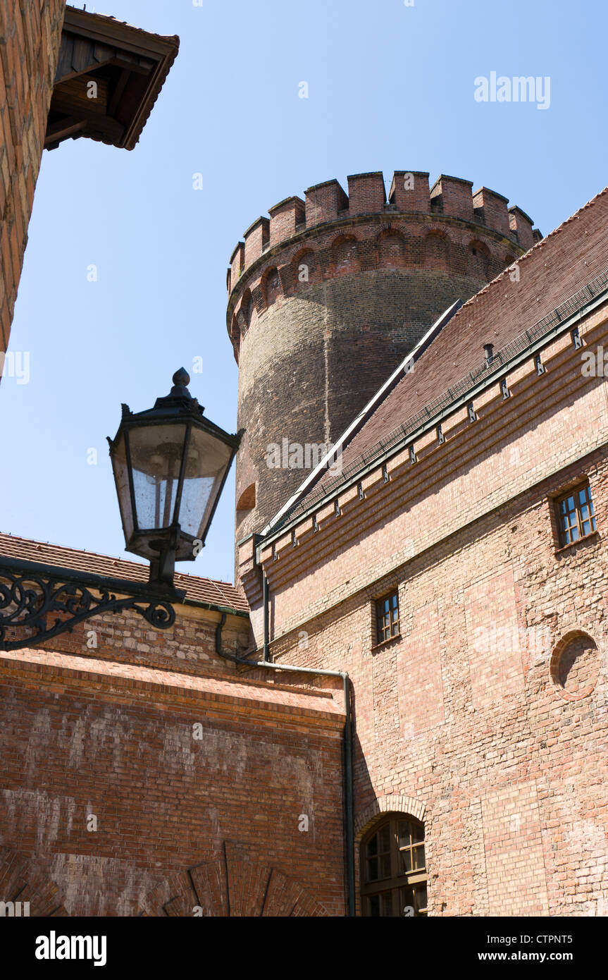 The fortress wall and a watchtower in the Spandau Citadel (Juliusturm ...