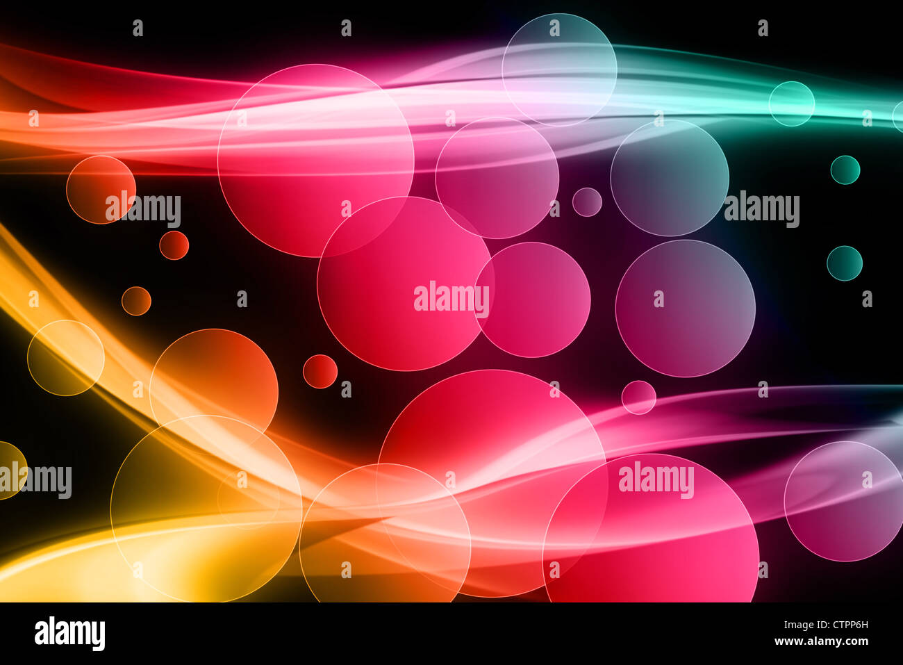 Fantastic powerful background design illustration with bubbles Stock ...