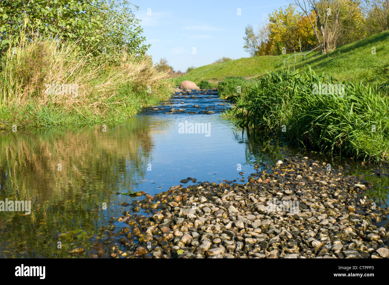 The quiet river Stock Photo - Alamy