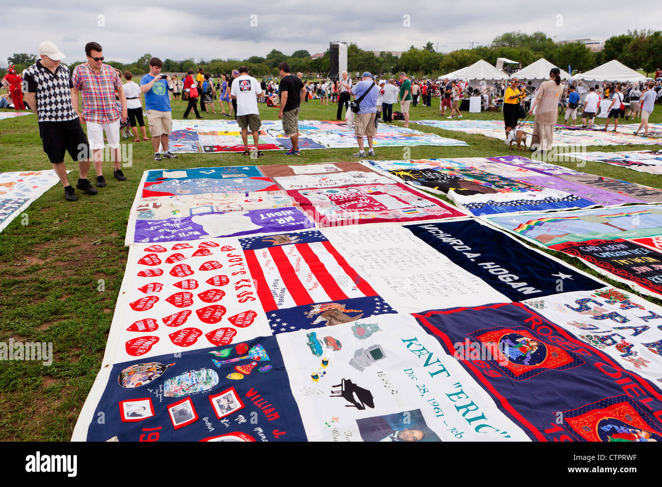 Aids quilt washington dc hi-res stock photography and images - Alamy