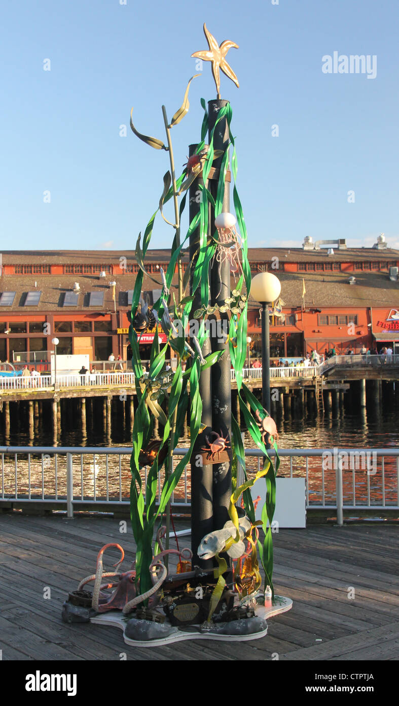 An artistic sculpture in Seattle Washington Stock Photo - Alamy