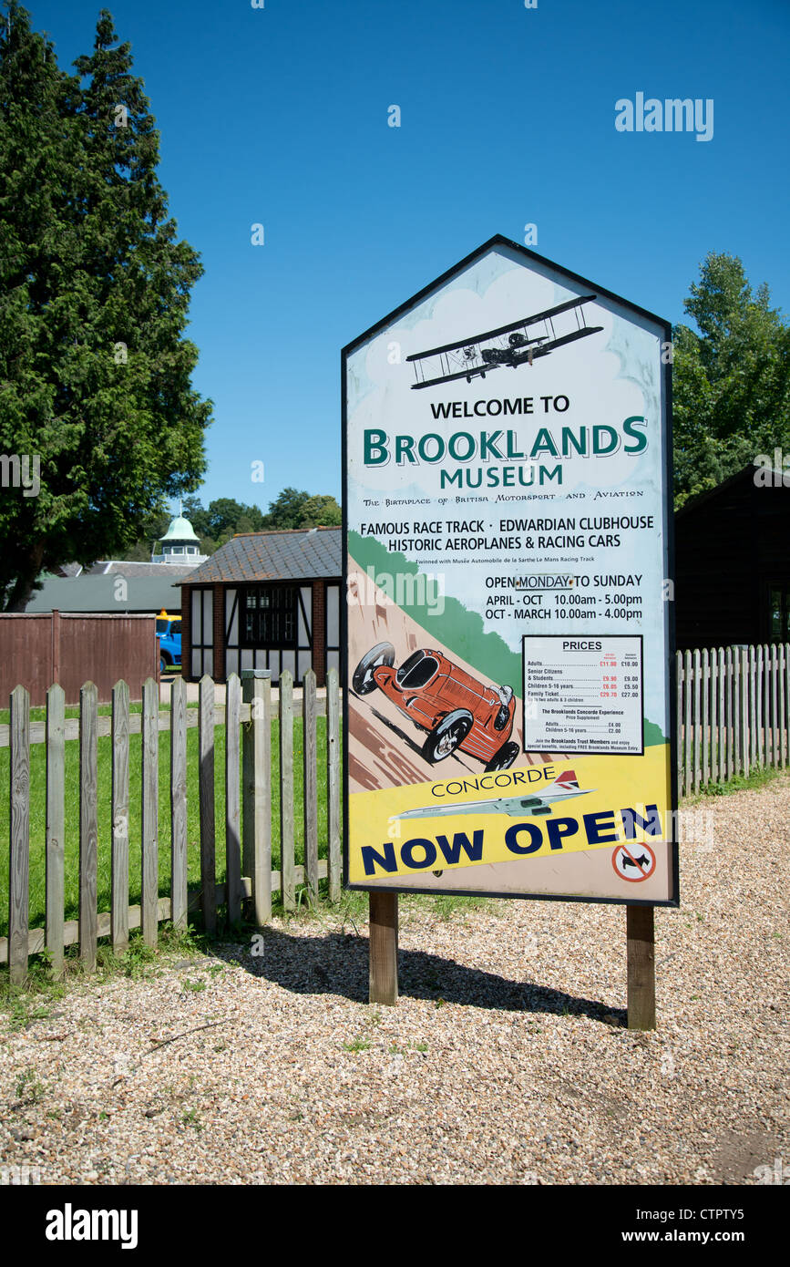 Brooklands museum entrance hi-res stock photography and images - Alamy