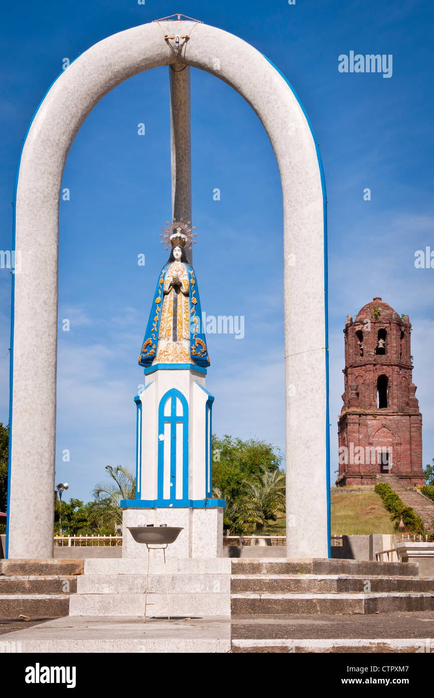 Statue of Virgin Mary at St Augustine's Church,Vigan,Philippines Stock ...