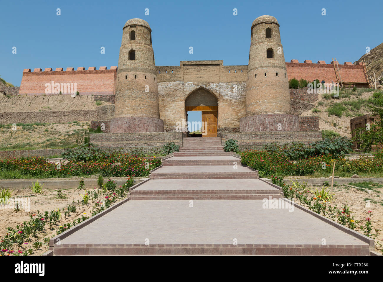 fortress entrance, HIssar, Tajikistan Stock Photo - Alamy