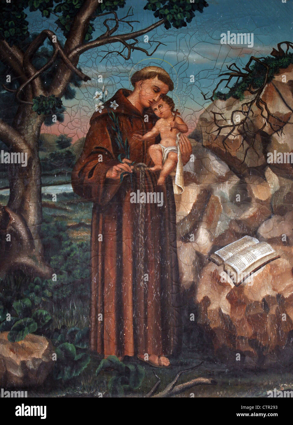 Saint Anthony of Padua Stock Photo - Alamy