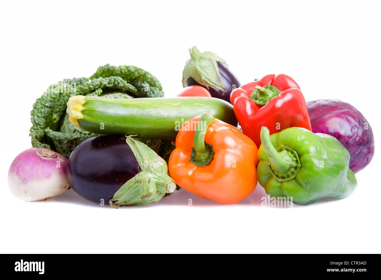 set of vegetables, isolated on white Stock Photo - Alamy