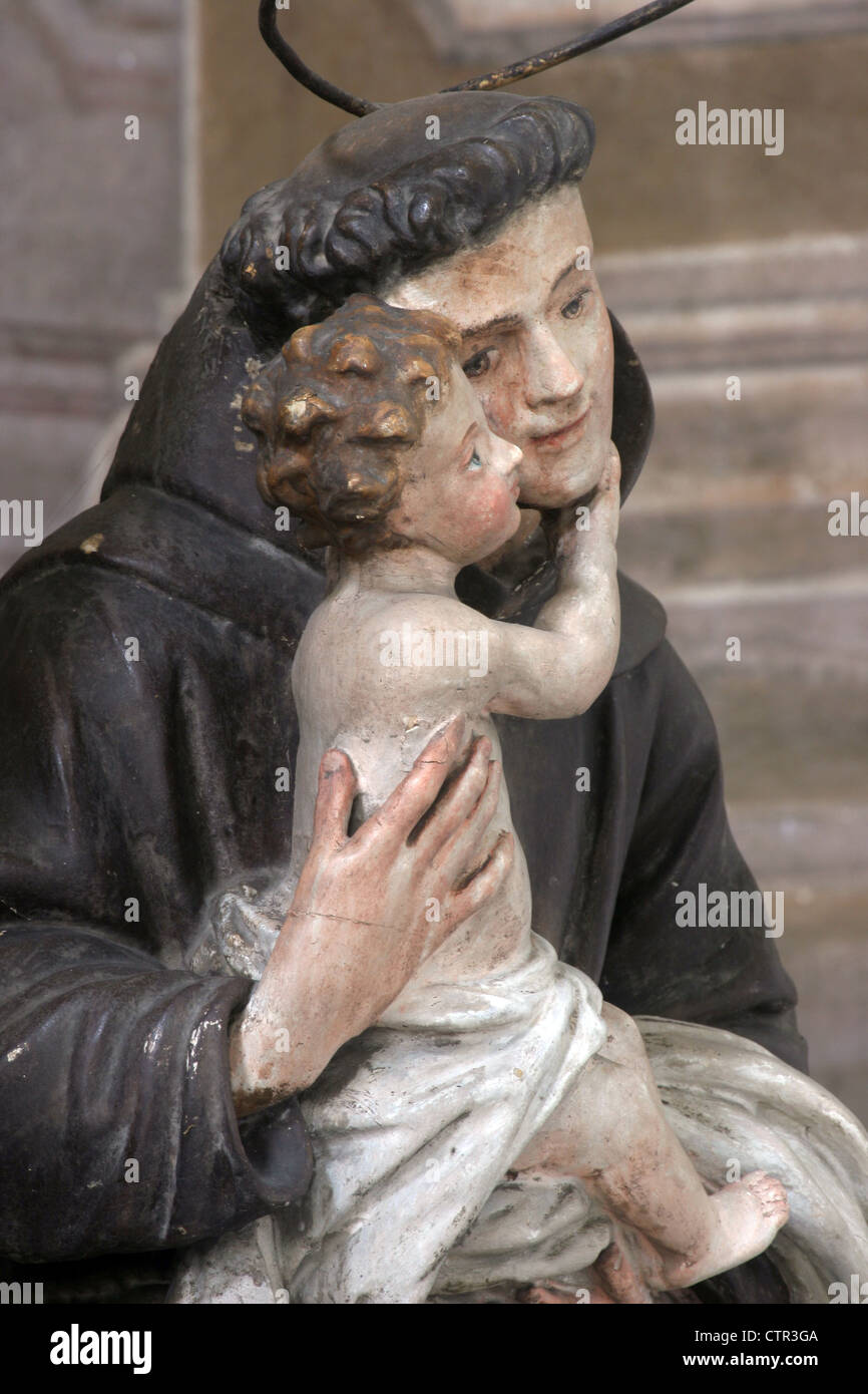 Saint Anthony of Padua Stock Photo - Alamy