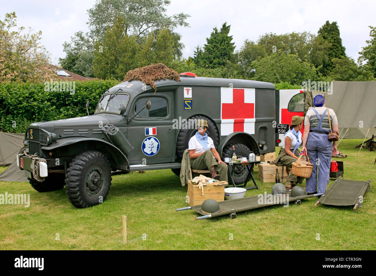 Ww2 reenactment vehicle hi-res stock photography and images - Alamy