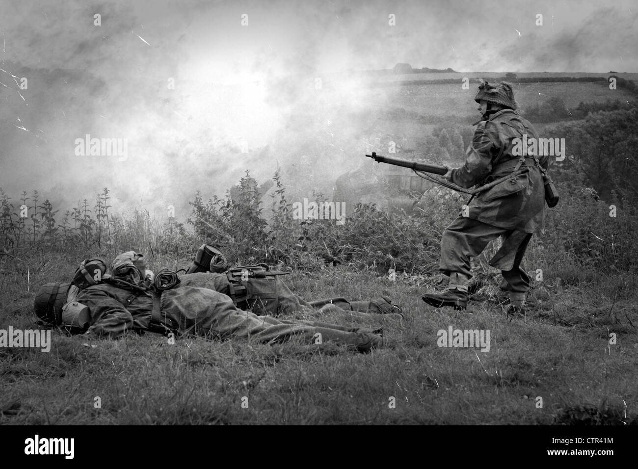 Last warrior Black and White Stock Photos & Images - Alamy