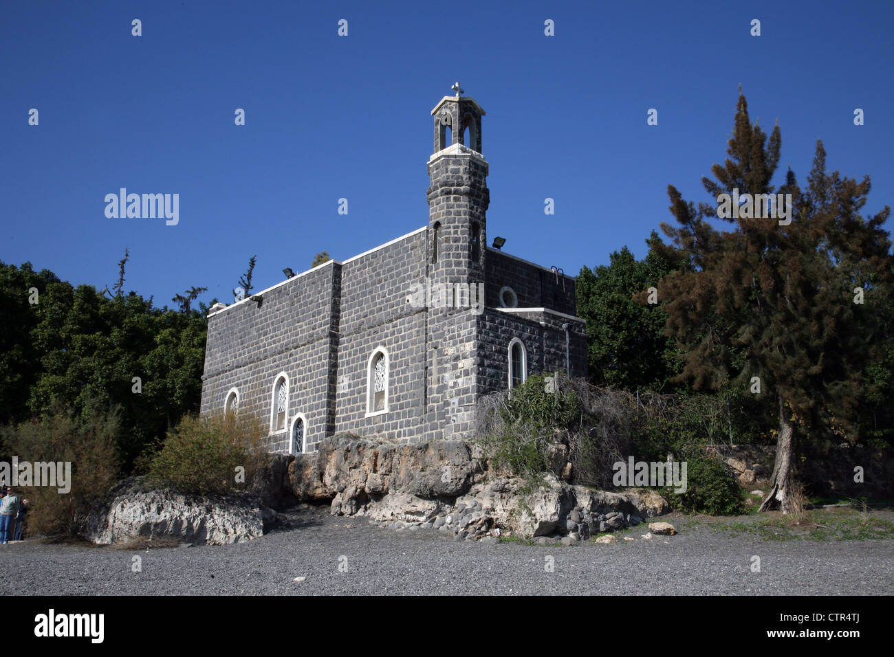 Church of the Primacy of Peter, Tabgha, Israel Stock Photo - Alamy