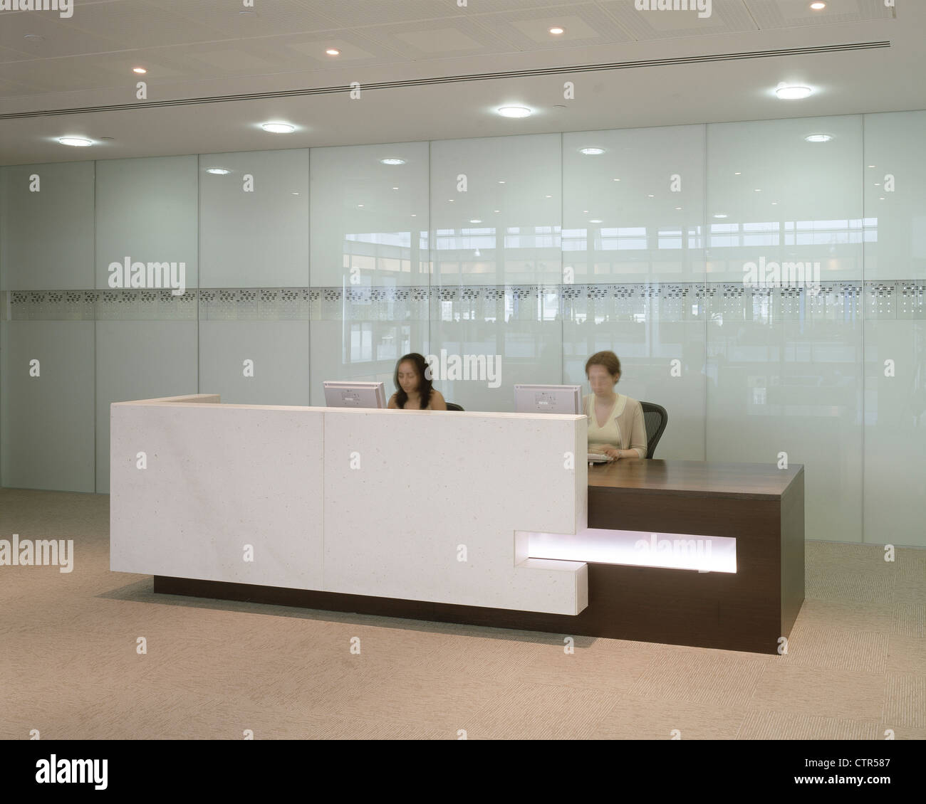 edf offices reception Stock Photo - Alamy