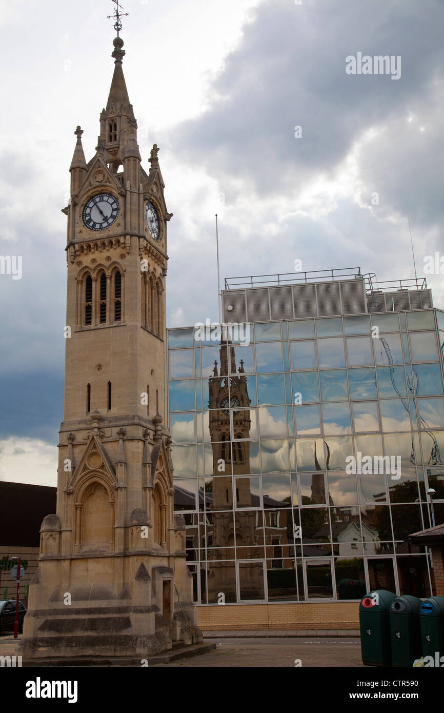 Coronation Clock Tower in Surbiton Stock Photo - Alamy