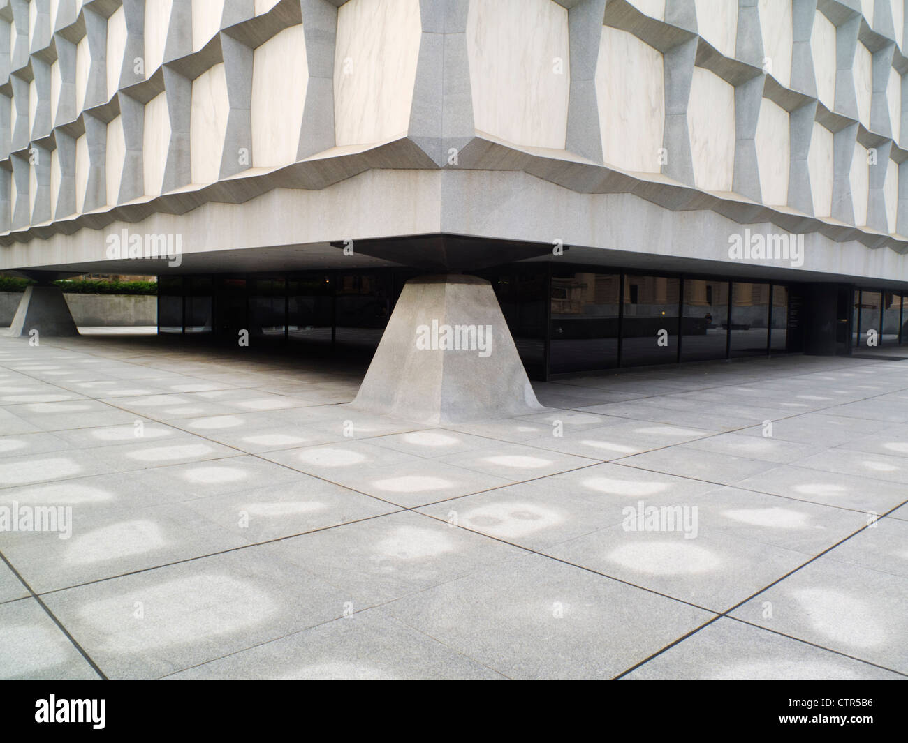 exterior of the Beinecke Rare Book and Manuscript Library at Yale New ...