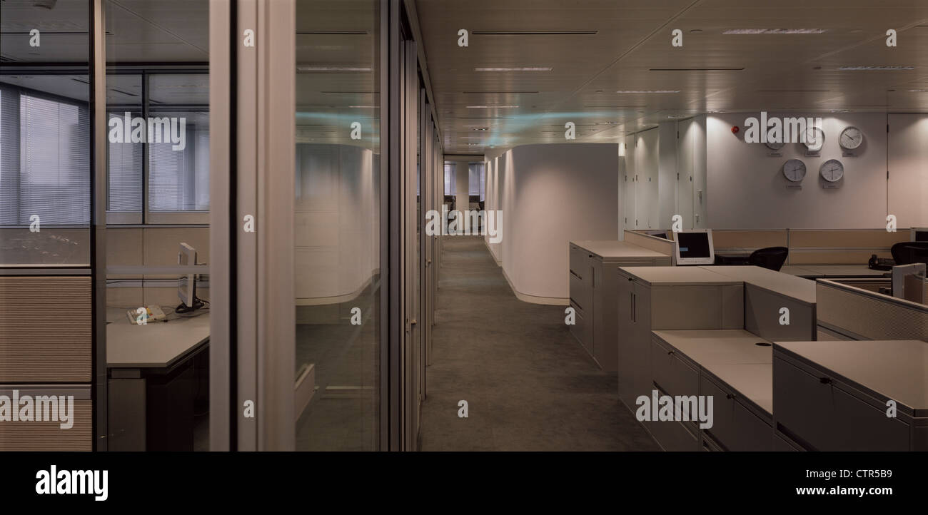 offices landscape view of office space Stock Photo - Alamy