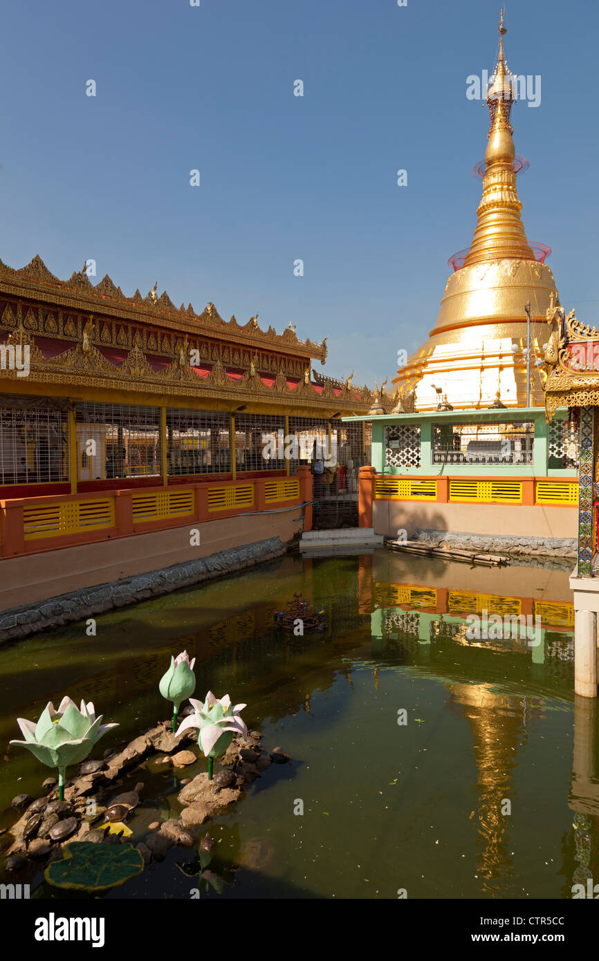 Buddha's First Sacred Hair Relic Pagoda Botataung, Yangon, Myanmar ...
