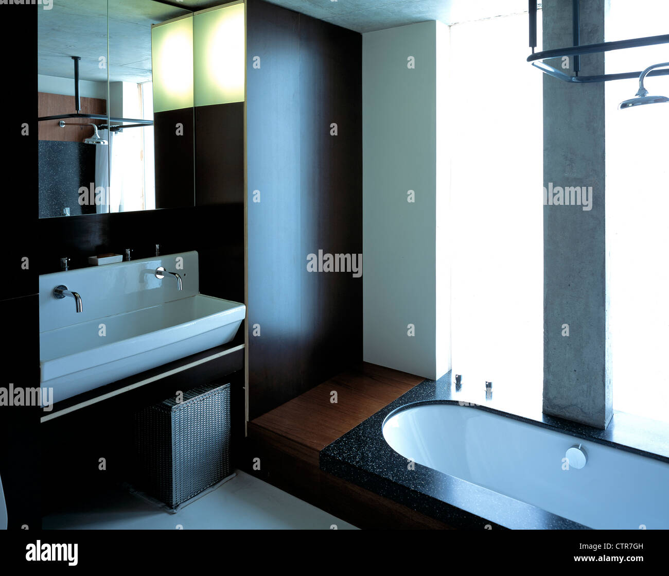private house interior view - bathroom Stock Photo - Alamy