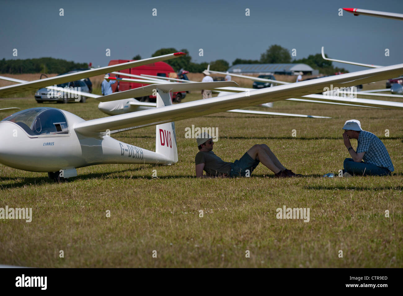 UK Club Class Gliding Championship Competition, Gransden Airfield in ...