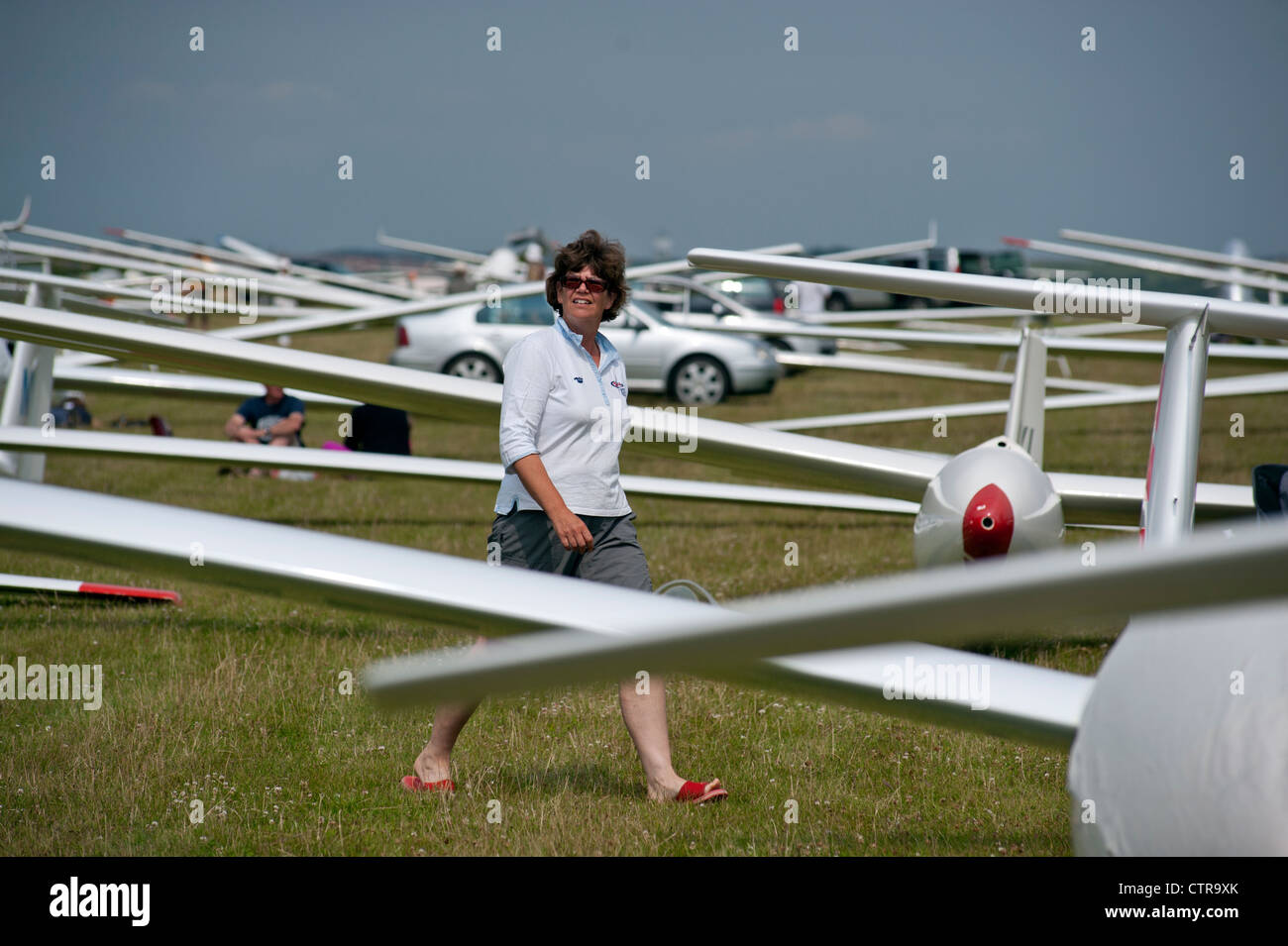 UK Club Class Gliding Championship Competition, Gransden Airfield in ...