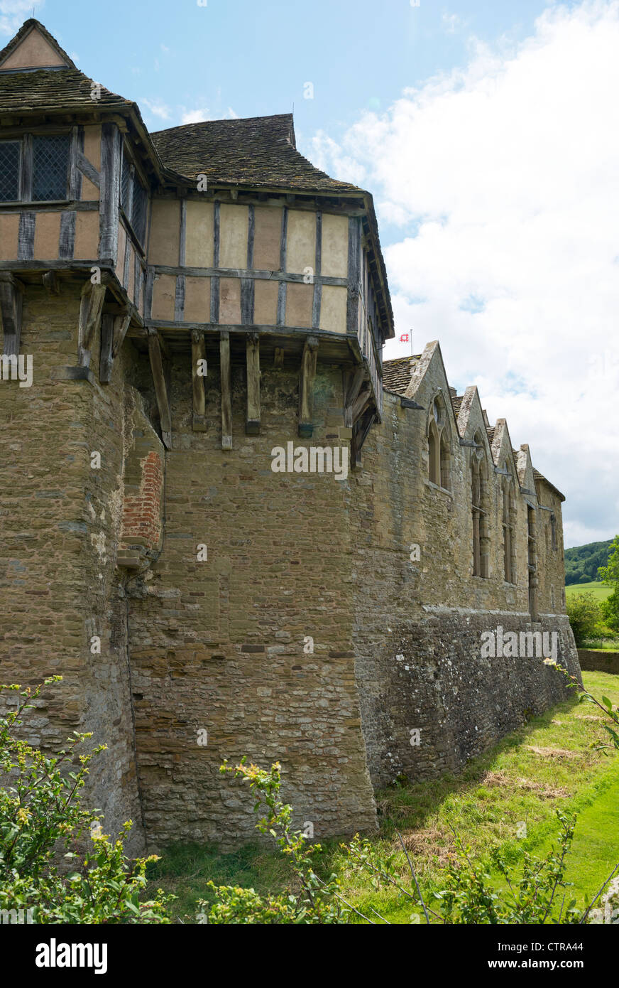 Hall at Stokesay Castle Shropshire England Stock Photo - Alamy