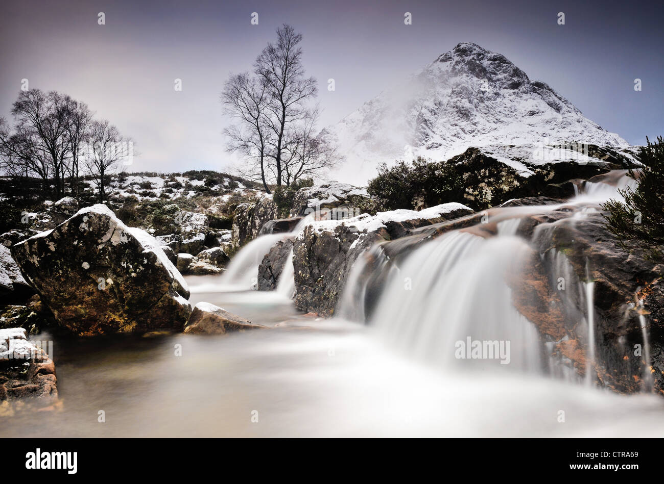 Buchaille Etive Mor in Winter, Glencoe, Scotland Stock Photo - Alamy