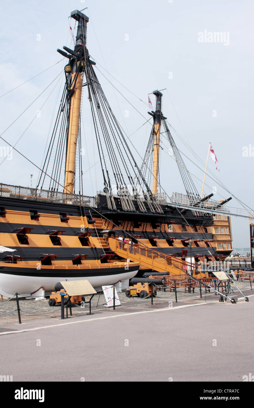 Hms victory restoration hi-res stock photography and images - Alamy