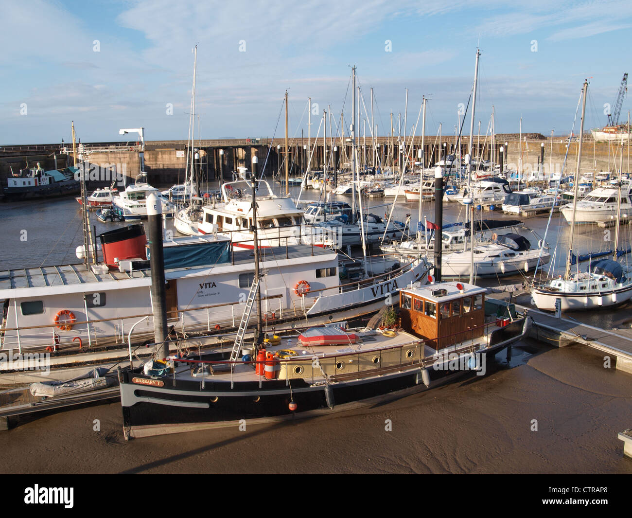 Watchet Marina Somerset. UK Stock Photo - Alamy